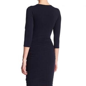 James Perse | Dresses | James Perse 2 Medium Ruched Stretchcotton ...